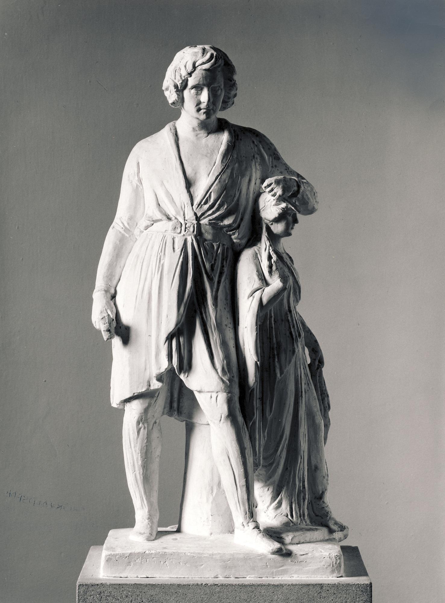 Bertel Thorvaldsen with the Goddess of Hope, Nysø36 - Thorvaldsens ...